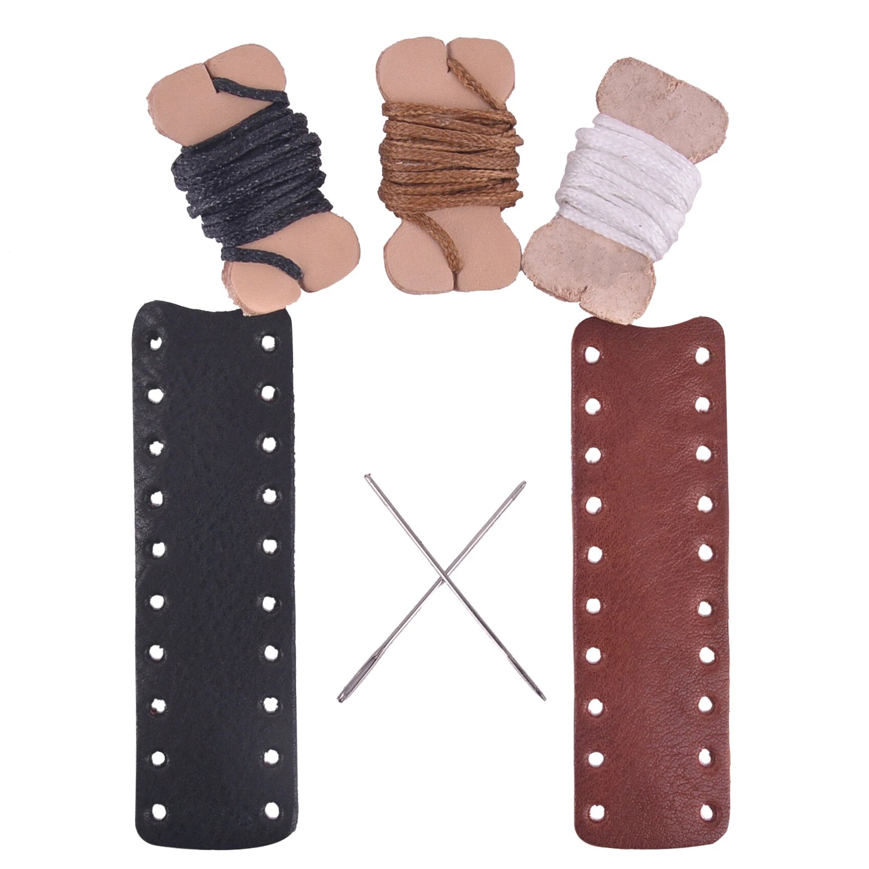 Кожаные накладки на рычаг для ружья и винтовок, 3,5 и 6 дюймов Коричневый, Black Brown(3.5inch)