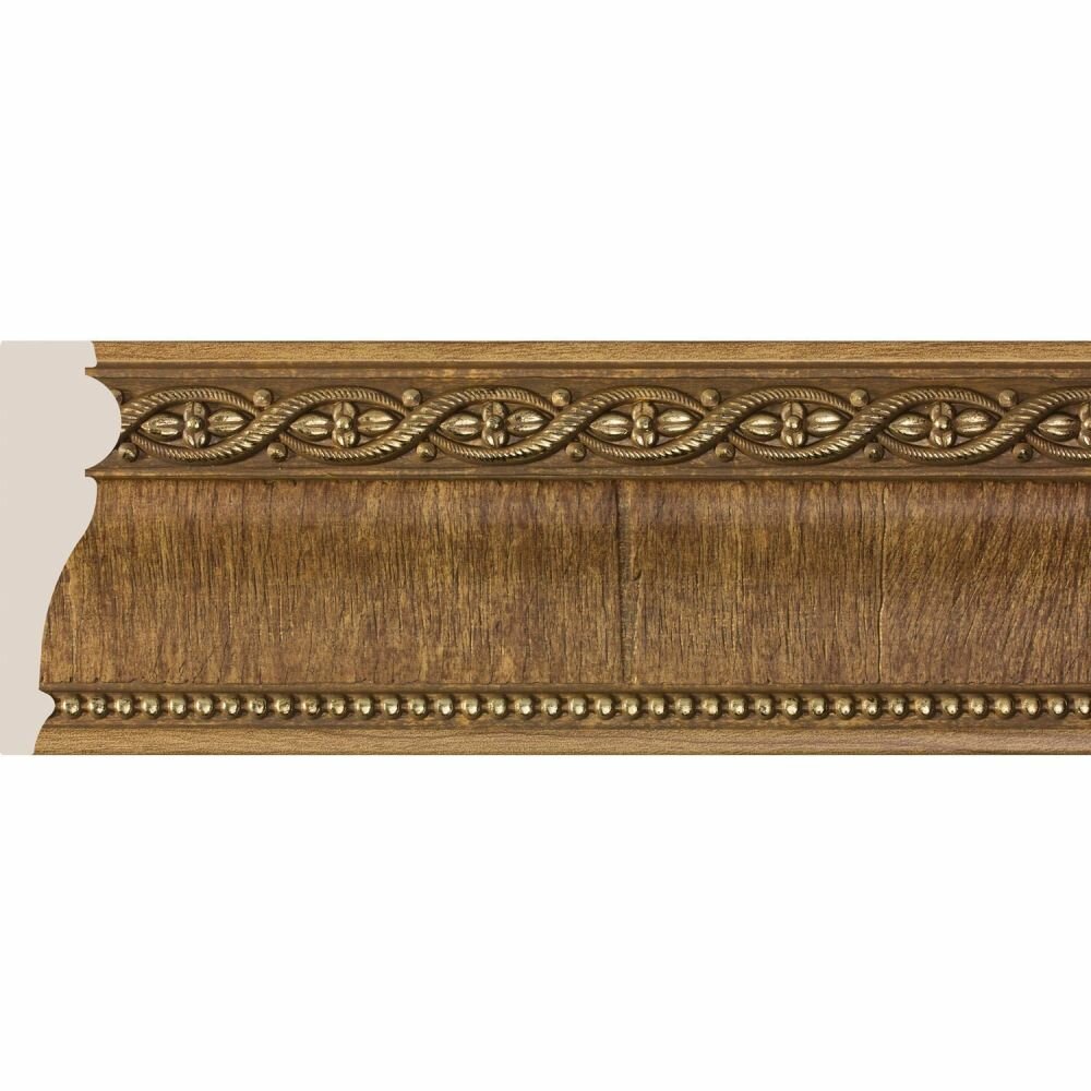 Багет Cosca Плинтус Потолочный 120 Дуб Светлый 170-4 / Коска.