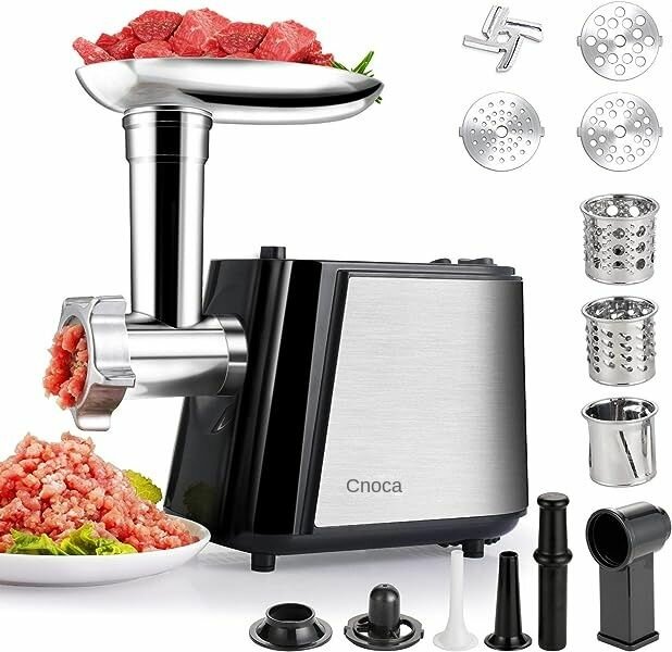 Механическая мясорубка Электрическая CAMOCA, моторная Allcopper, шлифовальные пластины для наполнения колбас, комплект КубБе дома