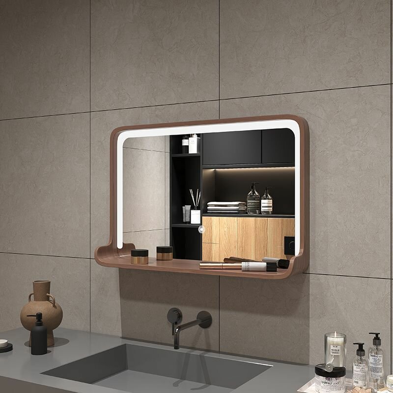 Светодиодное умное зеркало настенное для ванной комнаты