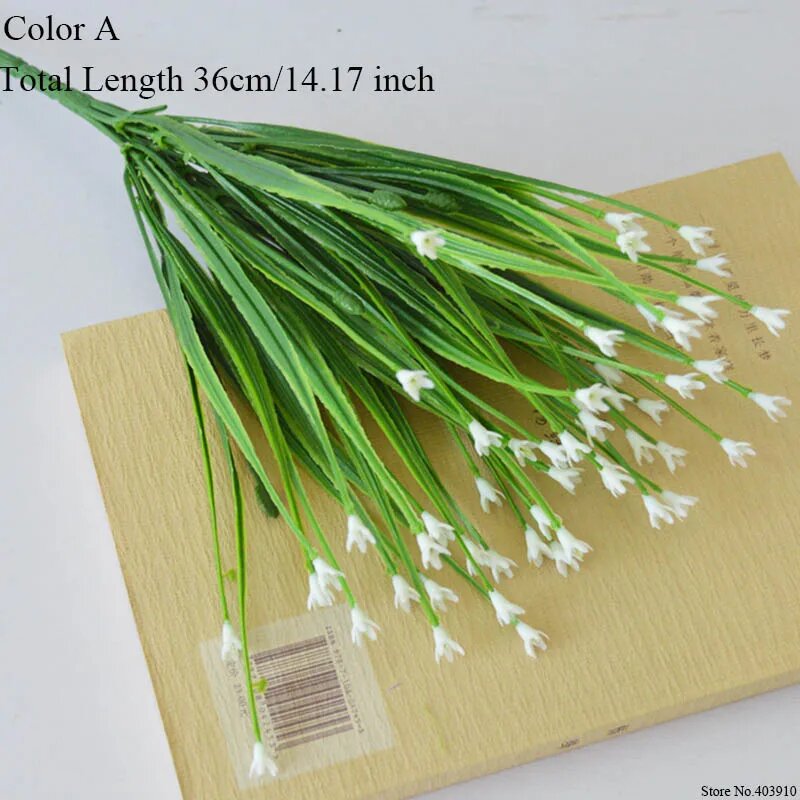 Искусственные цветы белые, 36 см, Color: A