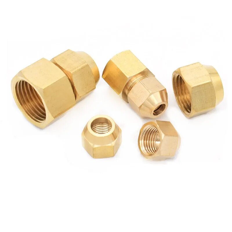 Медные фитинги для труб 1/8", 1/4", 3/8", 1/2", Tube OD 12mm