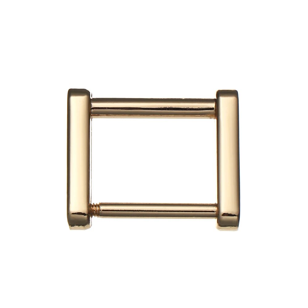 Пряжка для ремня металлическая прямоугольная, 20mm, Gold