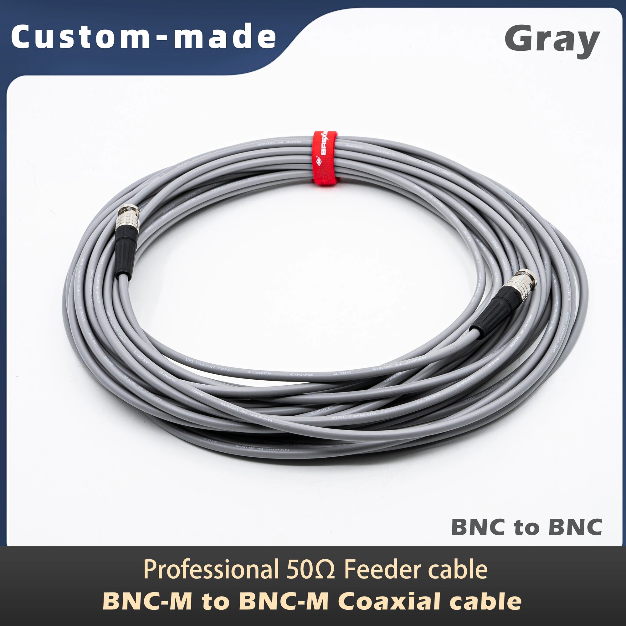 Коаксиальный кабель Canare L-3D2V 0,5/1/2/3/5 м BNC-BNC, 5м