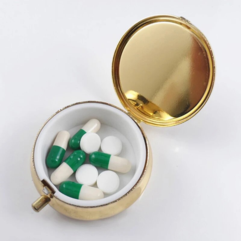 Металлическая коробка для таблеток AQTOCNA Pill Box