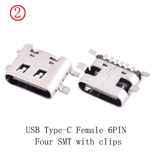 Комплект разъемов USB Type-C 10 шт