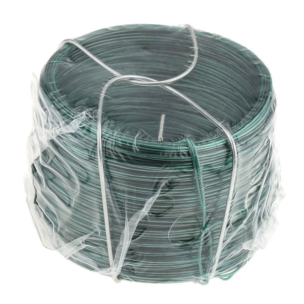 Шнур для подвязки растений КНР 50 м металлическая проволока, цвет зеленый (TT005-G50M)