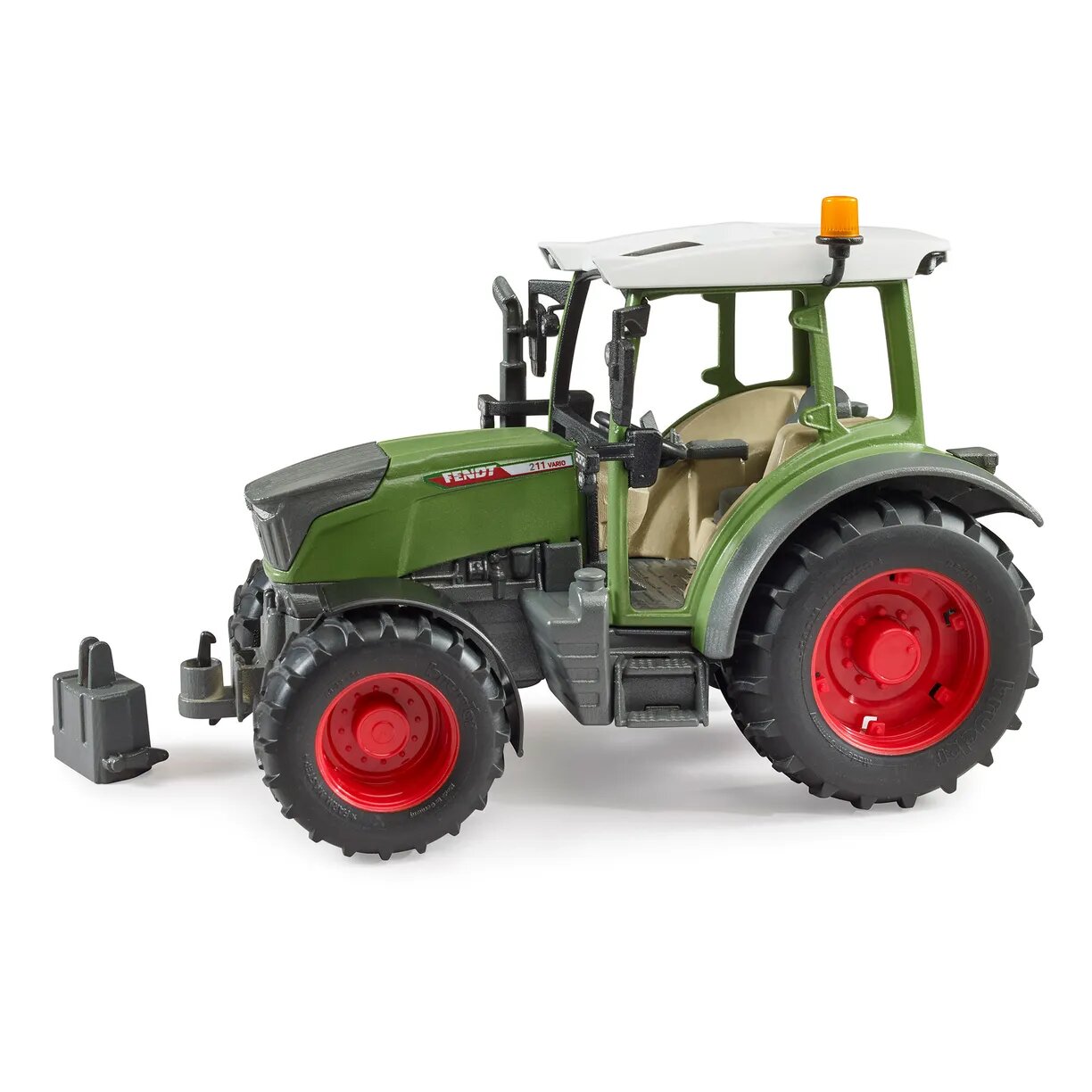 Трактор Bruder Fendt Vario 211 зеленый, красные колёса 02-180 детский игрушечный транспорт