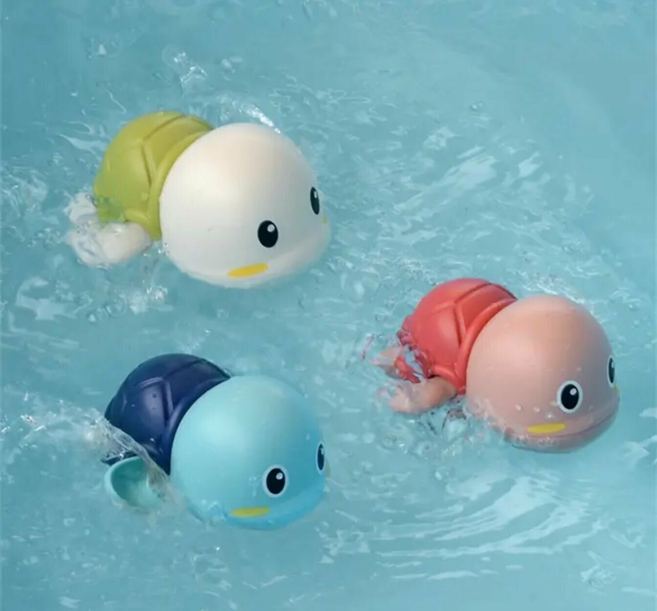 Заводная, плавающая игрушка для купания/Заводная черепашка/Рыбка