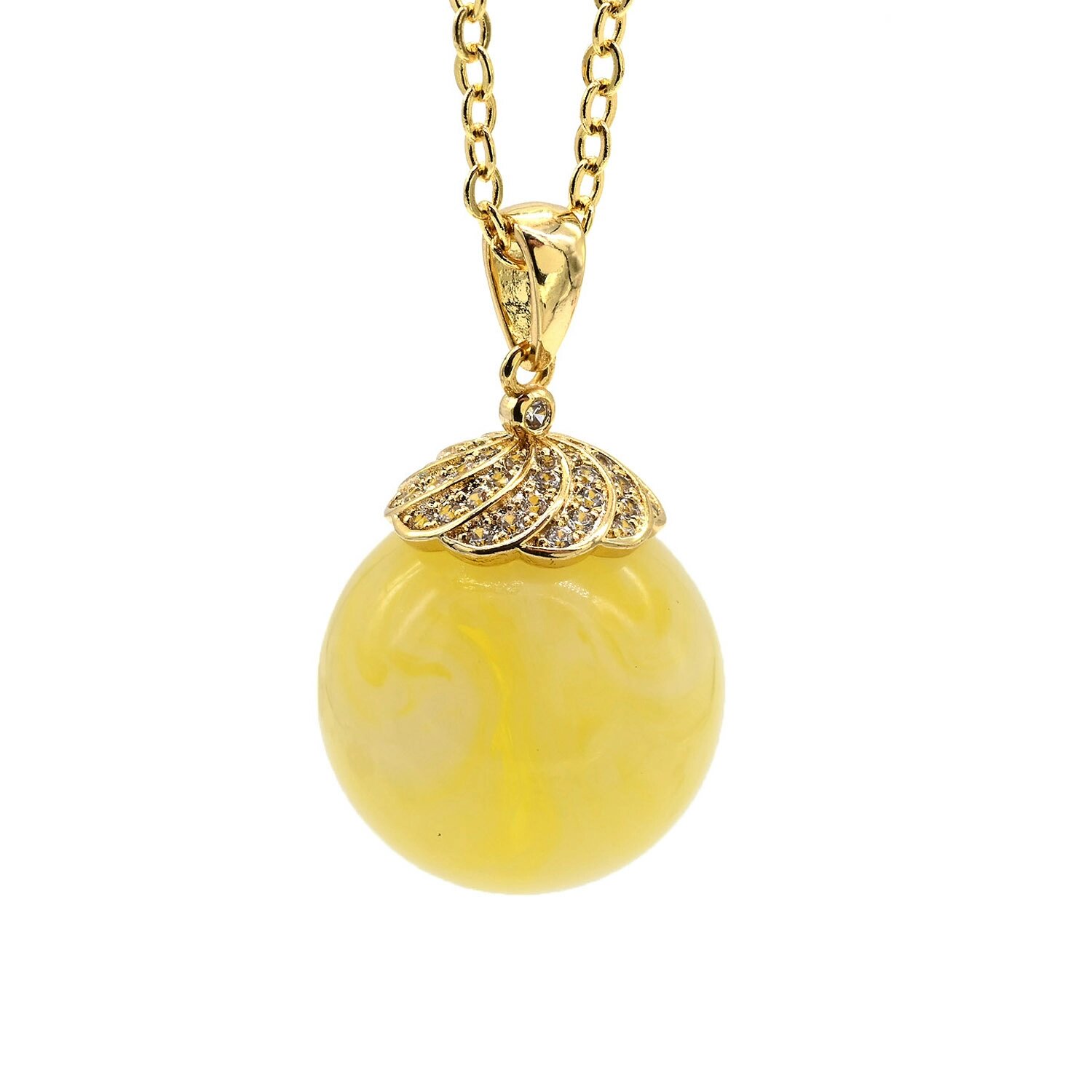 Колье, янтарь