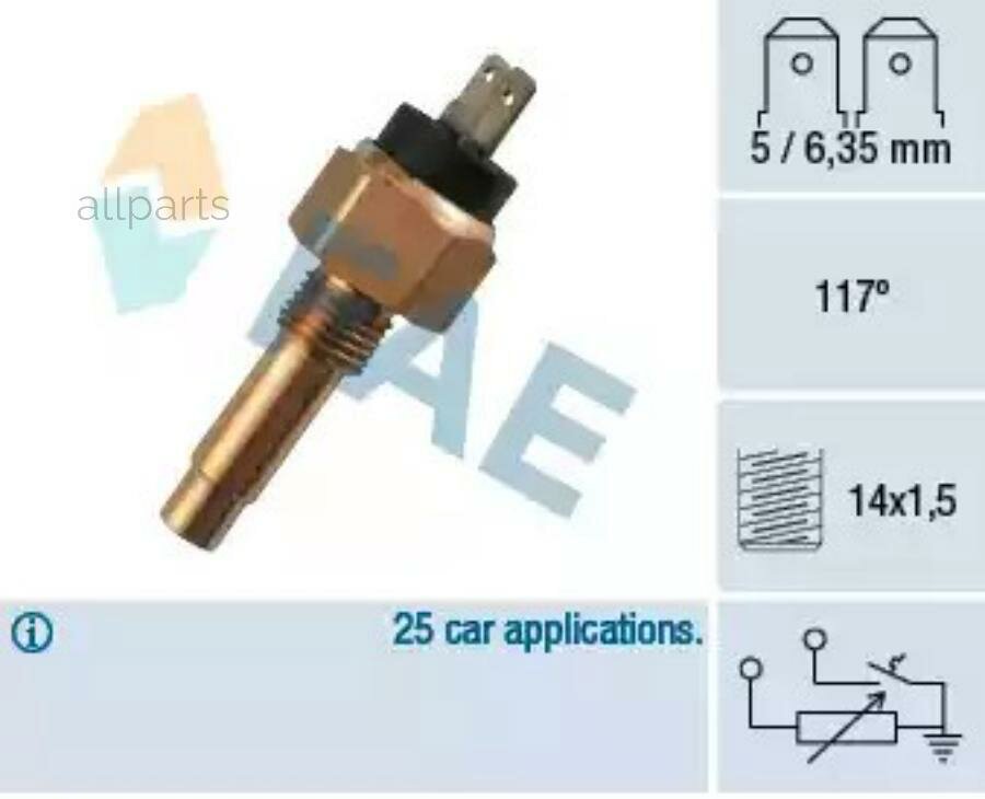 FAE 34160 Датчик температуры
