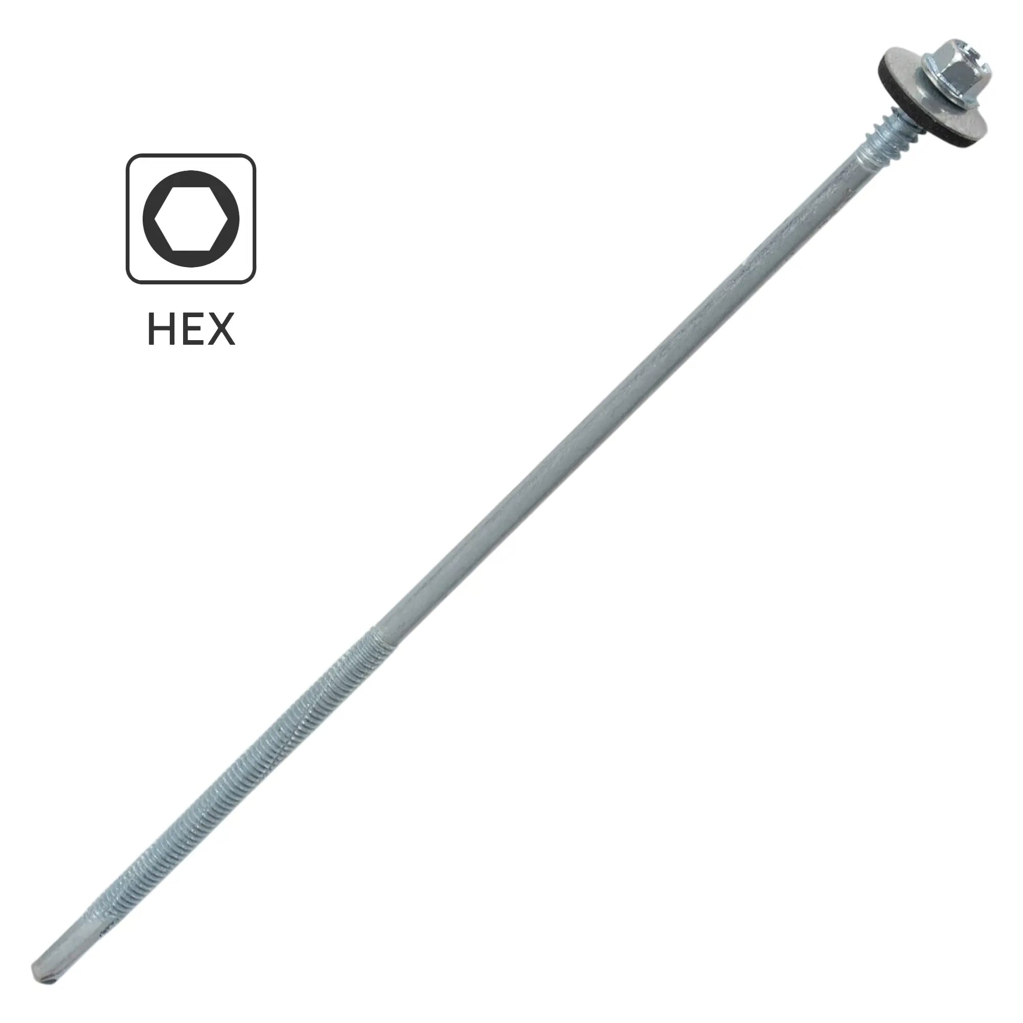 Dilwis оцинкованные саморезы для сэндвич-панелей 6.3x205 мм для крепежа для монтажа