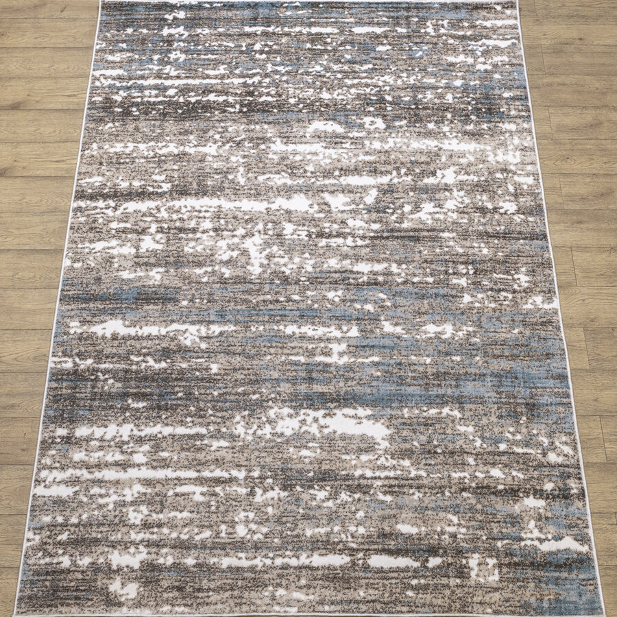 Ковер, Прямой, Бежевый, Коричневый, Голубой, Серый, Современный, на пол, в гостиную, спальню, в ассортименте (120 см. на 170 см.)