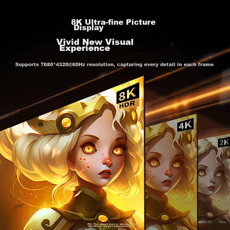 Lulian DP Cable Version 1.4, 8K HD 4K240Hz 2K240Hz DisplayPort, Computer Graphics Card to Monitor, E-Sports Video Connection Cable, 3 Meters, Compatible with DP1.2, 25906