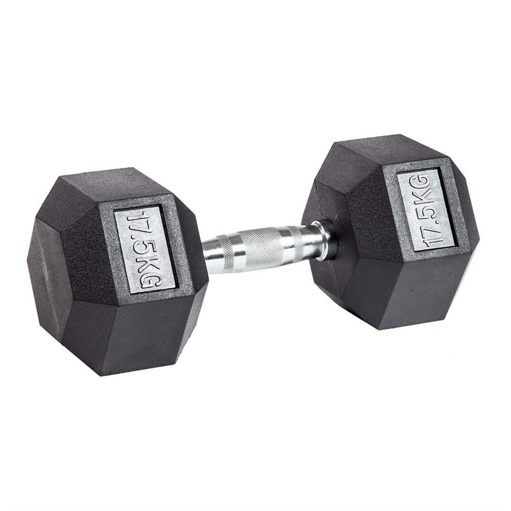 PROFI-FIT Гантель гексагональная обрезиненная PROFI-FIT 17,5 кг