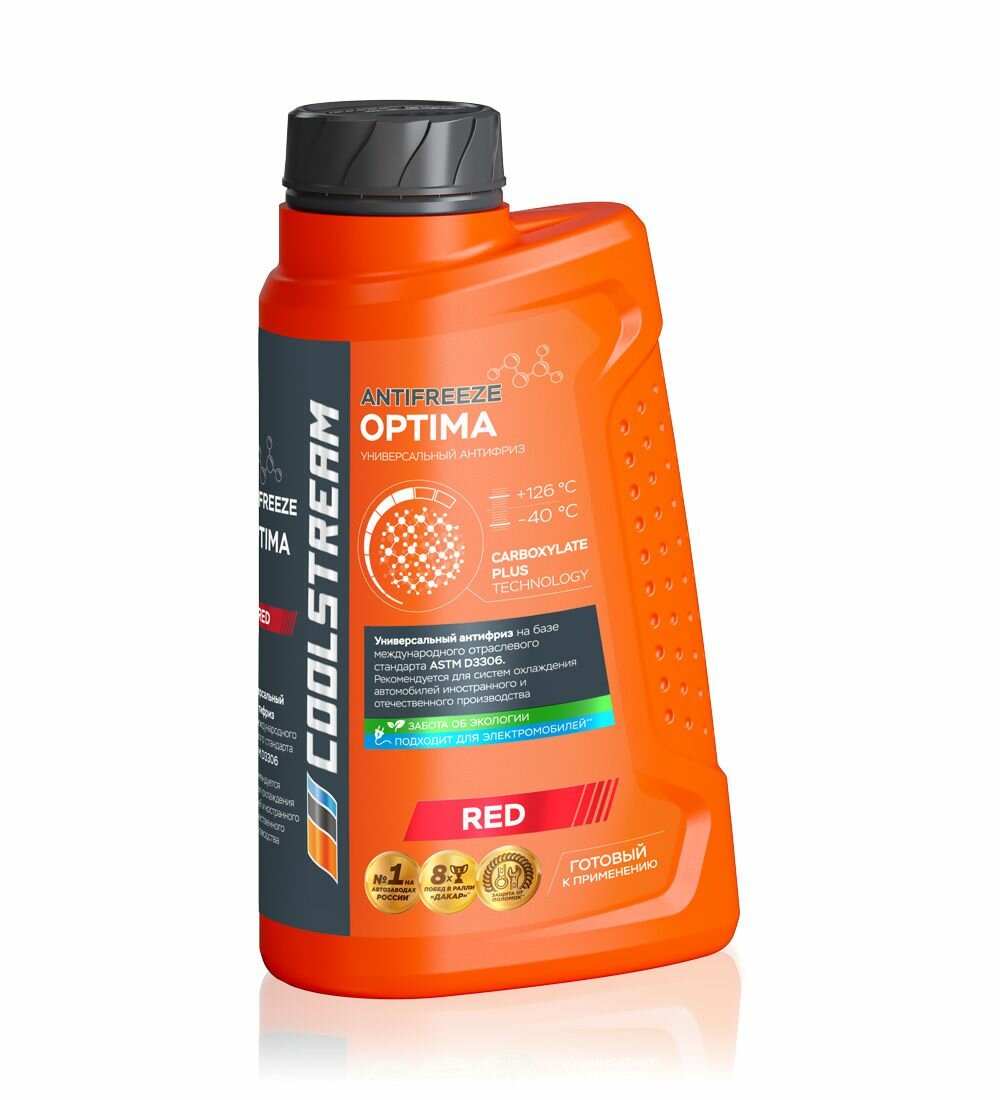 Антифриз Coolstream Optima 1 кг красный CS-010701-RD