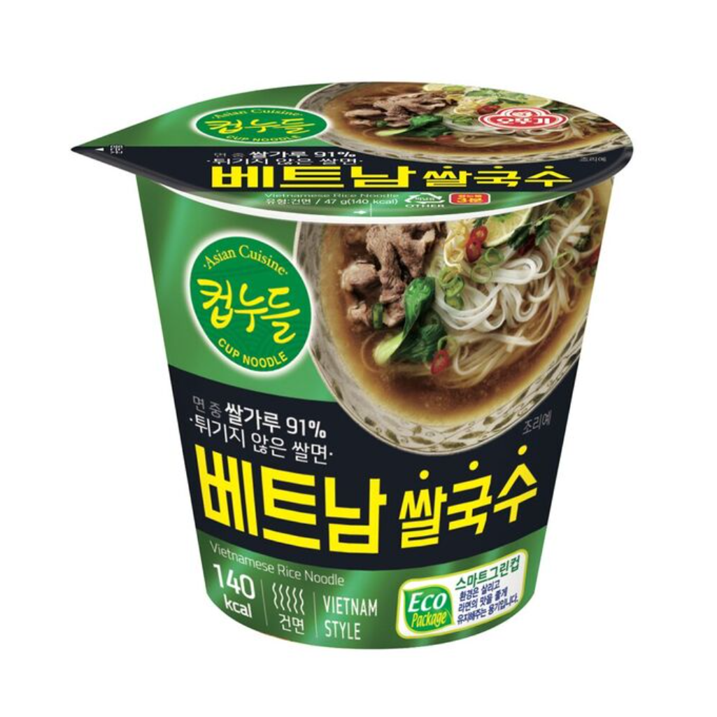 Лапша быстрого приготовления Оттоги рисовая вьетнамская 47 г, Южная Корея