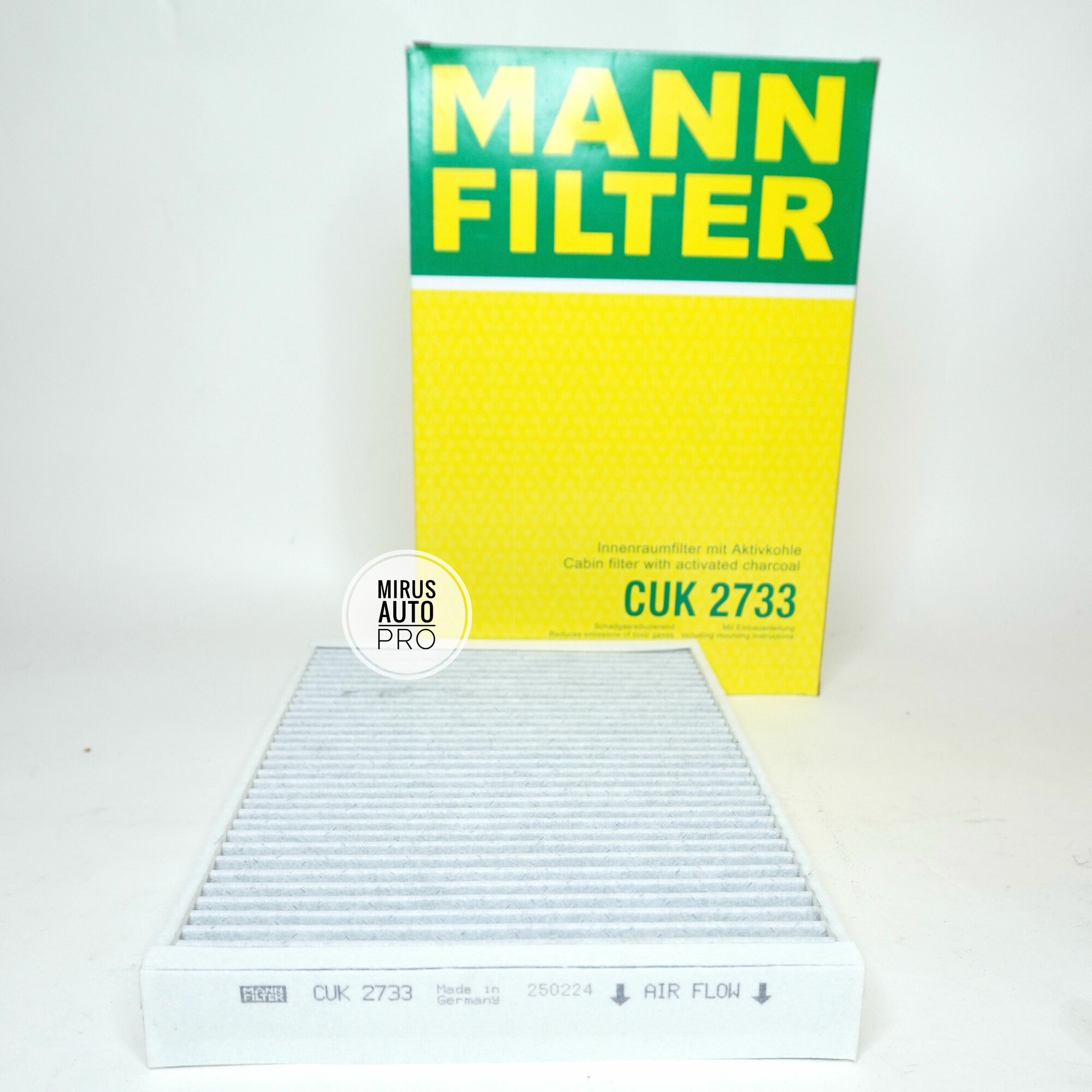 Фильтр салона угольный MANN FiILTER (CUK2733)