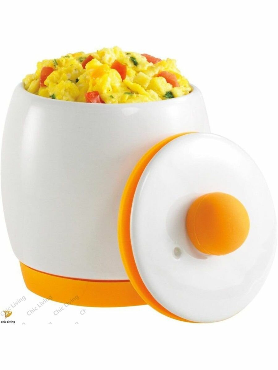Кодлер для варки яиц фарфор, Микроволновая печь для яиц и яйцеварка для быстрого и воздушного яйца