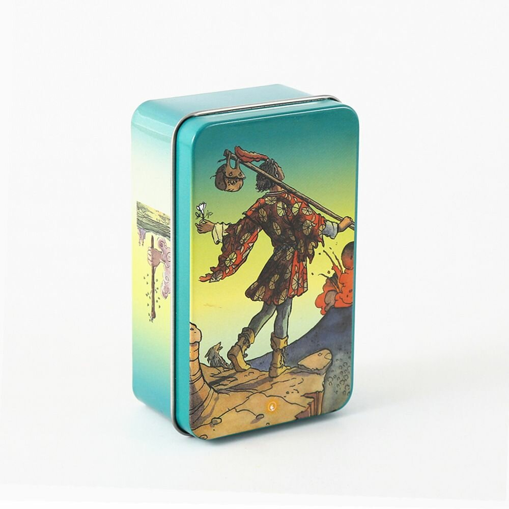 Карты Таро Нового Видения (Нью Вижн) в жестяной коробке / Tarot of the New Vision 10*6см