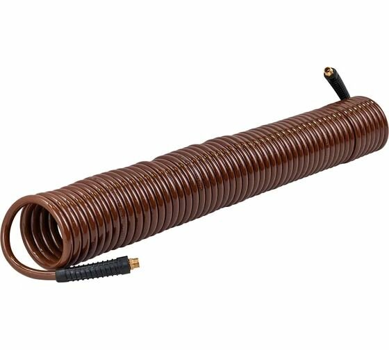 Шланг витой полиуретановый 8мм х 12мм х 15м с резьбовыми наконечниками 1/4" FORSTIME