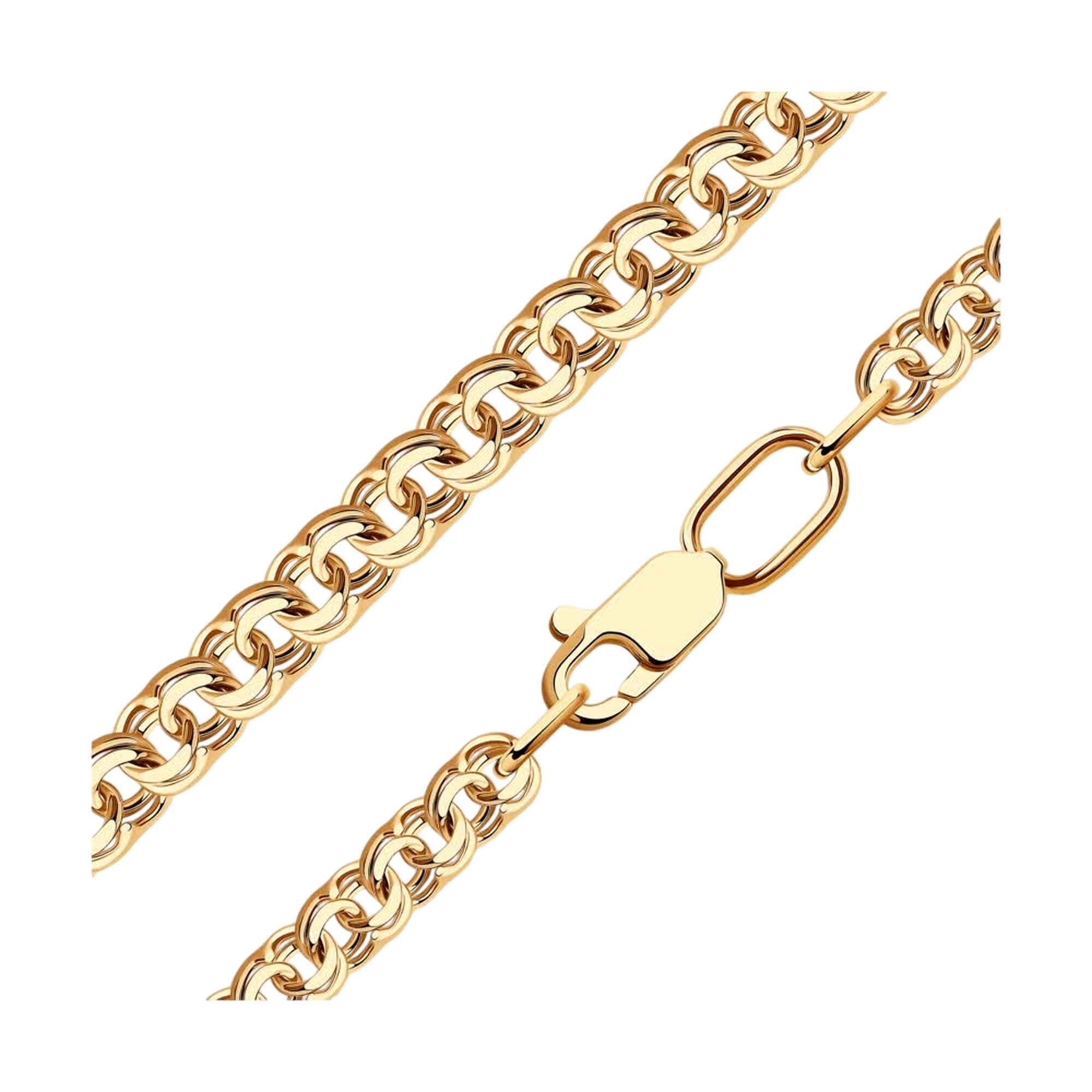 Цепь красное золото, 585 проба