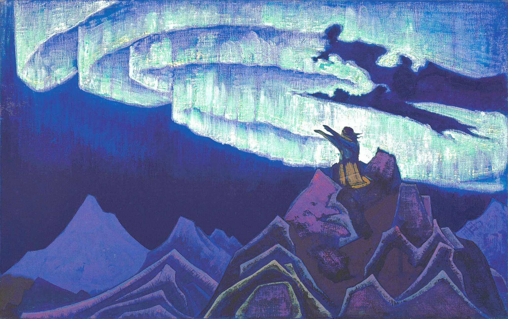 Картина Рериха Николая Моисей Водитель 80х50 см