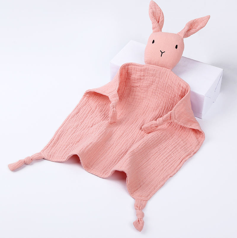 Комфортер для новорожденных. Муслиновая игрушка для сна, комфортер-зайчик.