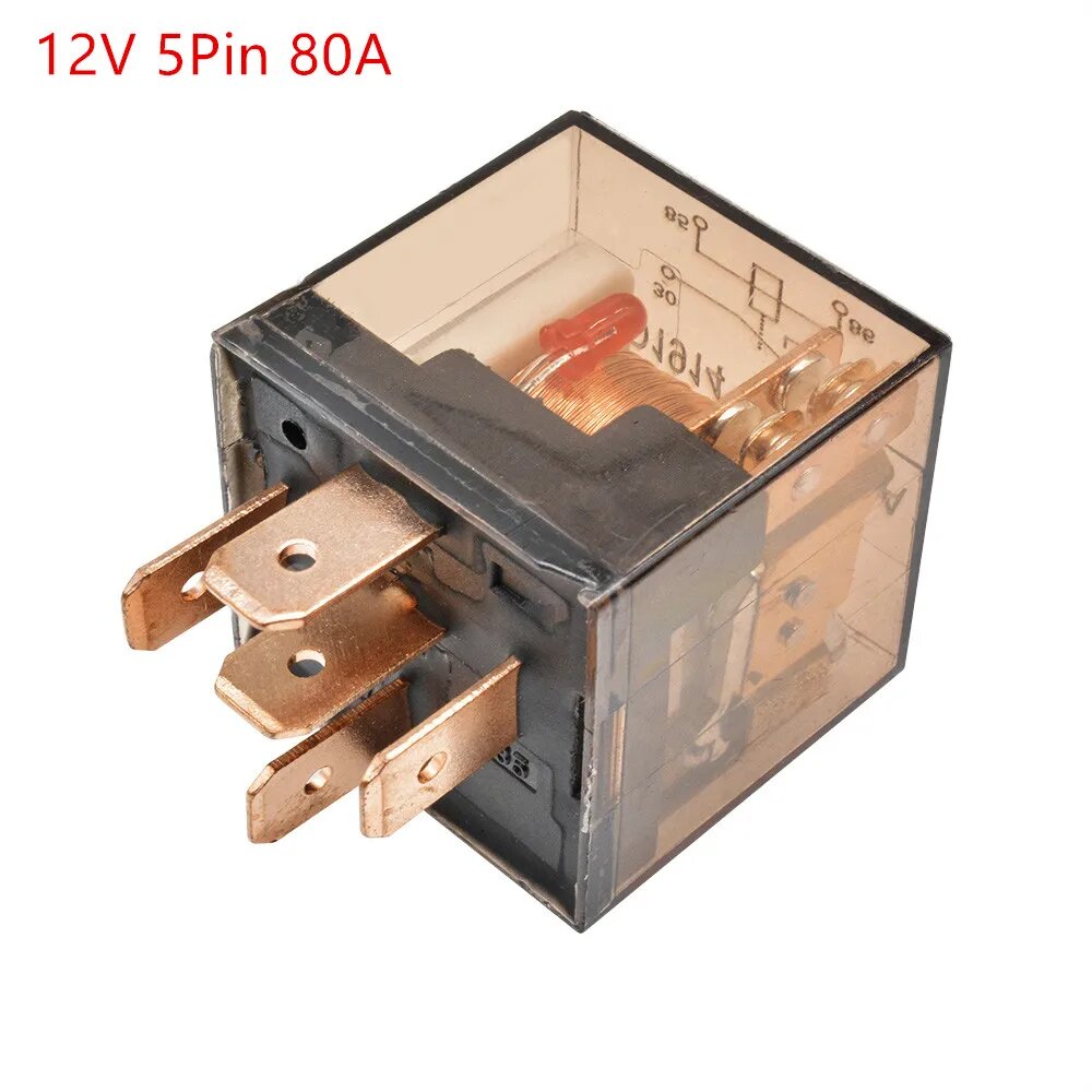 Aideepen 12V 24V 80A 100A автомобильное реле 12V 5Pin 80A