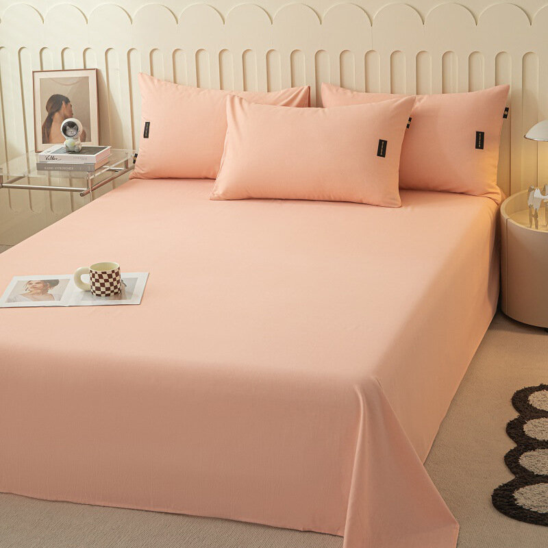 Утолщенный защитный чехол из простыни с начесом, однотонный наматрасник в японском стиле, полное покрытие для домашнего использования, двойной наматрасник Simmons,230*250cm