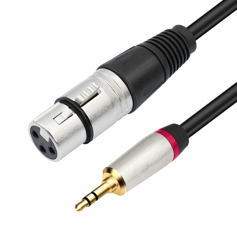 3,5 мм revolution 3pin XLR canon женский сбалансированный микрофонный кабель-1,8 м