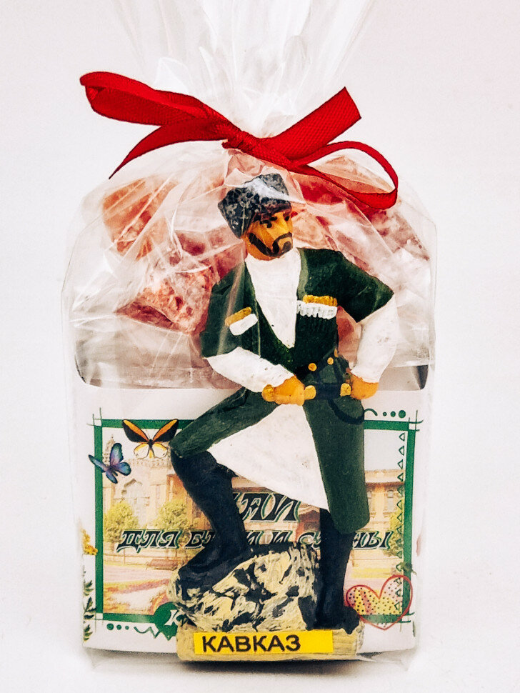 Краснополянский чай "для бани и сауны" 40гр +лукум 50гр Кисловодск с магнитом