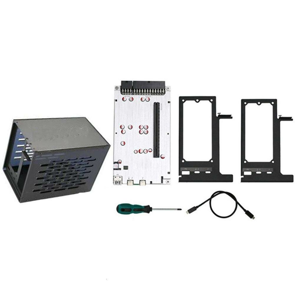 TH3P4G3 Совместимый с Thunderbolt Док-станция GPU PCIe3.0 для ноутбуков Внешние видеокарты для 3-4, - C