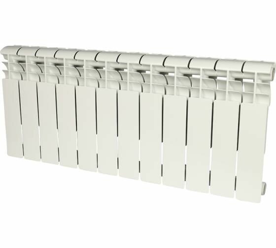 Алюминиевый радиатор ROMMER Profi 350 AL350-80-80-080 12 секций RAL9016 86624
