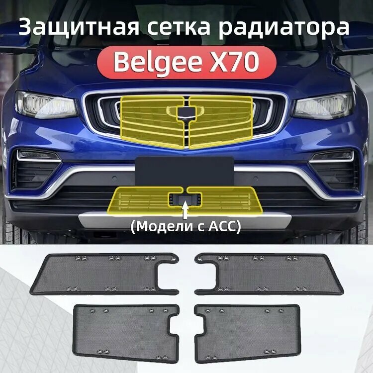 UR.EME Защита внешних частей автомобиля, 4 шт.