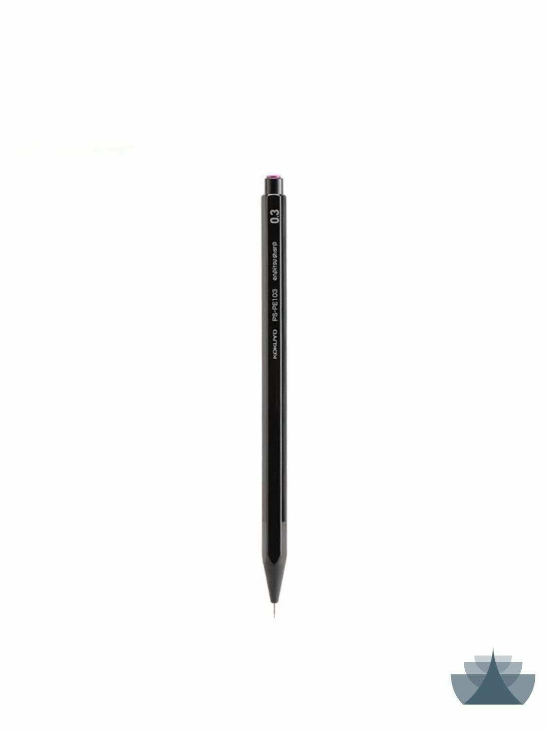 Карандаш механический KOKUYO PS-PE103, черный корпус 0,3мм