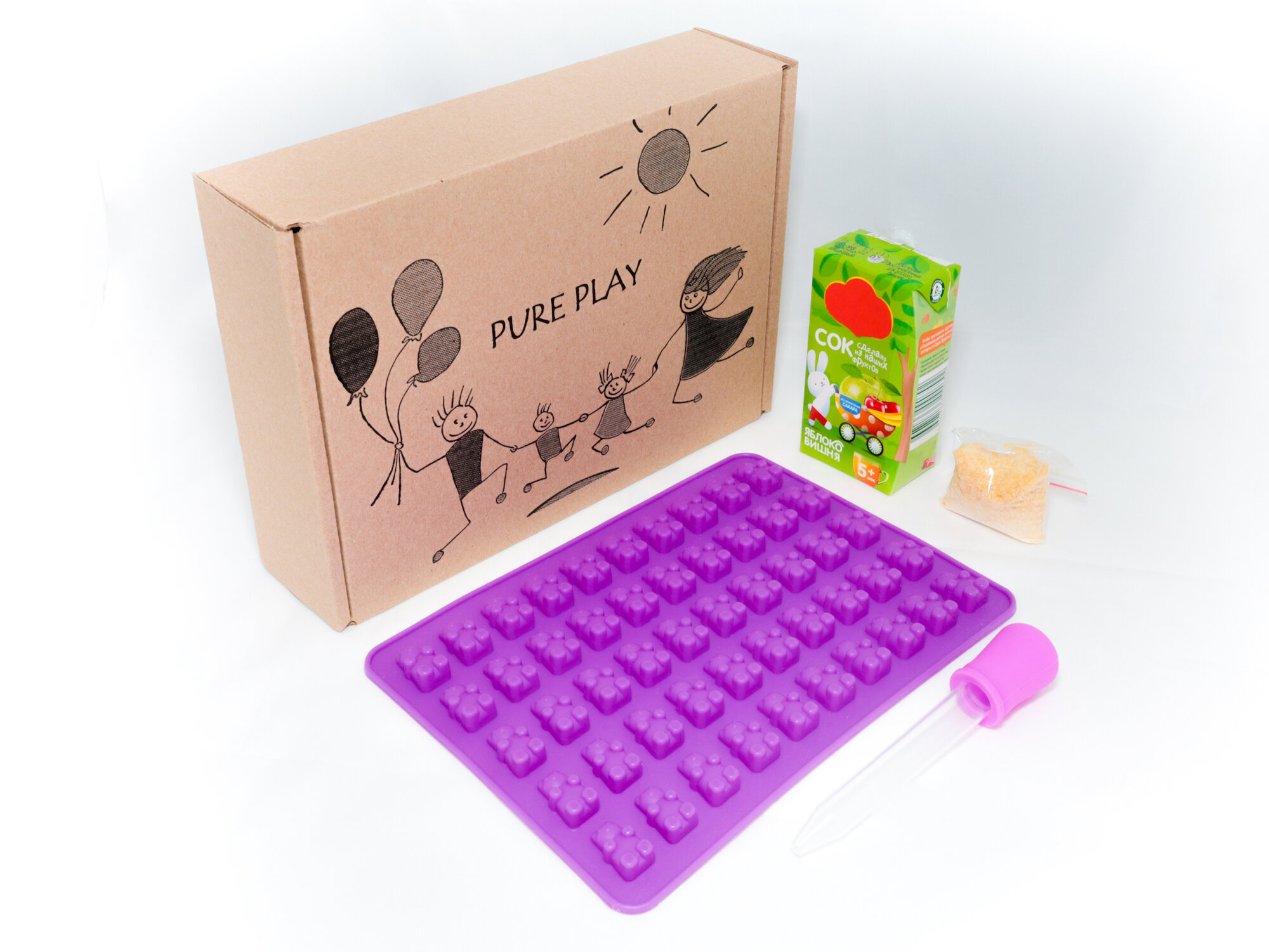 Набор для приготовления мармелада "мишки", набор для творчества