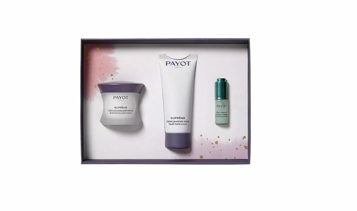 PAYOT Supreme подарочный набор (Крем для лица, 50 мл + Крем для рук, 50 мл + Сыворотка, 5 мл)