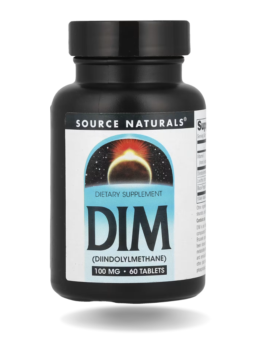DIM (дииндолинметан) Source Naturals, 100 мг, 60 таблеток