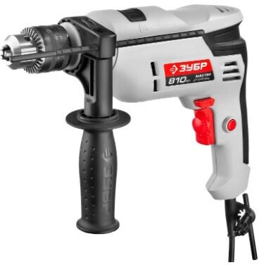 Дрель ударная Зубр ДУ-810 ЭРМ2 810Вт патрон: кулачковый реверс