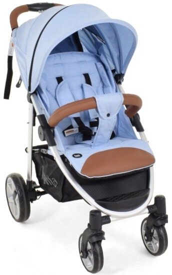 Прогулочная коляска Nuovita Corso Azzurro Argento Cветло-голубой Серебристый