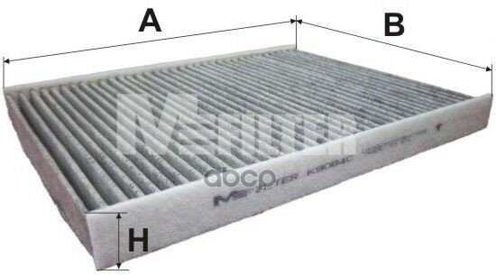 Фильтр салонный Ford Ecosport Fiesta IV 08- B-MAX Transit угольный M-Filter арт. K9084C - высокое качество