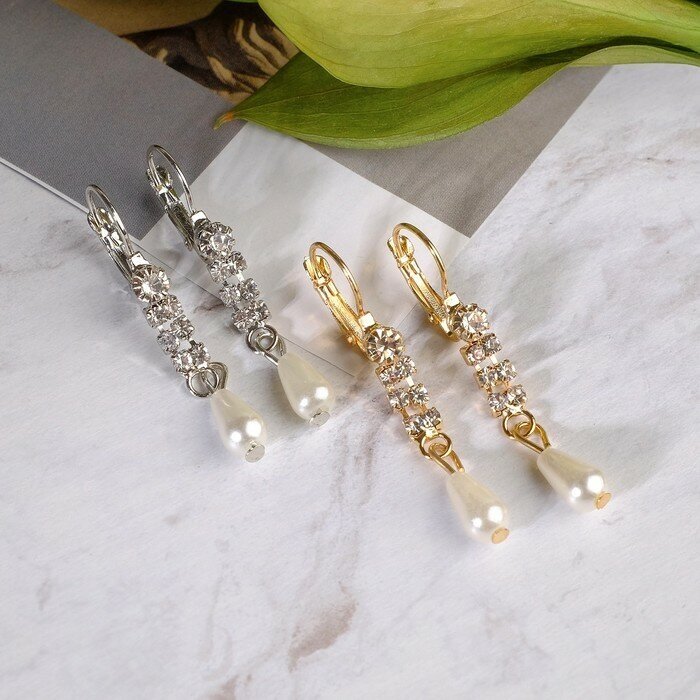 Серьги, пластик