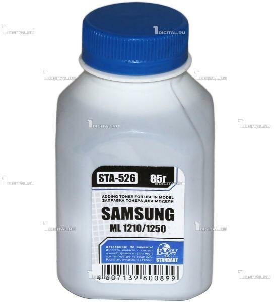 Тонер Black&White (STA-526) для Samsung ML-1210/1220/1250/4500 банка 85г