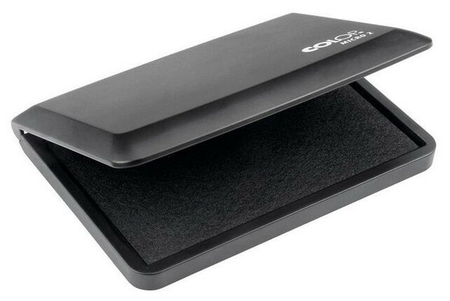 Подушка штемпельная настольная Colop Micro 2 черная 110x70 мм 218956