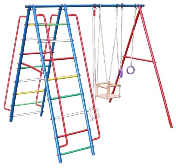 Дачный спортивный комплекс "Вертикаль-А1", с поручнями