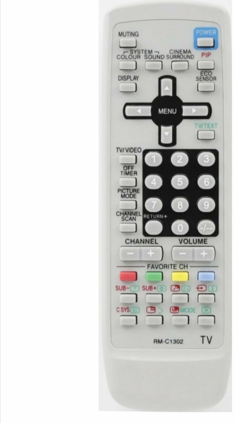 Пульт Rm-c1302 для JVC/джи ви си телевизора
