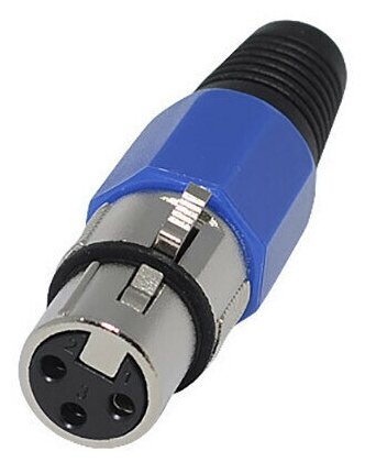 Разъём для микрофона на шнур Meltbox XLR (мама), экранированный