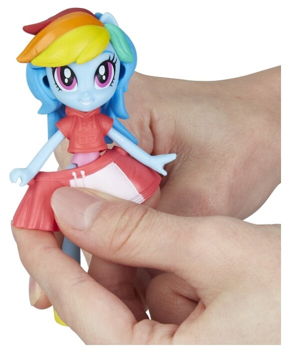 Набор игровой MLP Equestria Girls Мини-кукла Лучшие друзья Радуга Дэш и ...