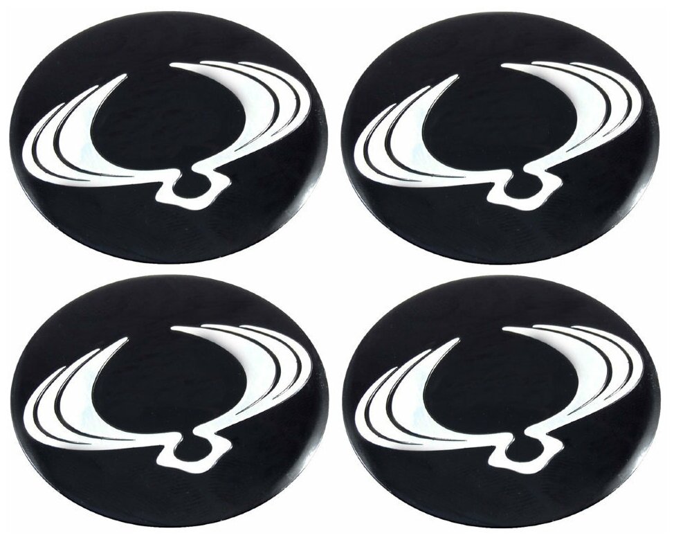 Наклейки на колесные диски Санг Енг / SsangYong D-54 mm